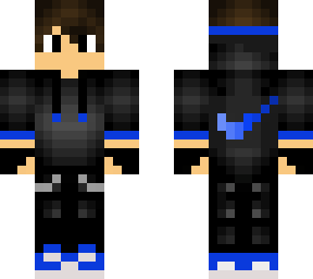 blue nike boy | Minecraft Skin