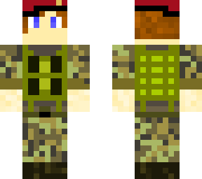 Czech soldier vz.95 les | Minecraft Skin