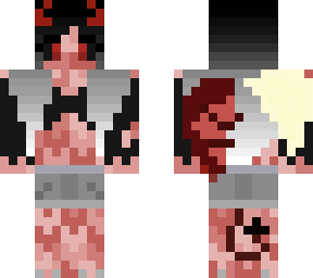Minecraft Half Devil Half Angel Skin | Minecraft Skin