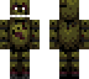 springtrap no suit | Minecraft Skins