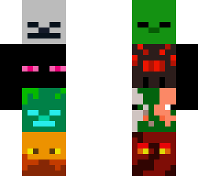 Minecraft Mob Skin Templates