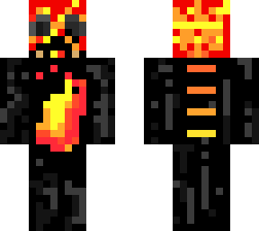 Fire Monster | Minecraft Skin