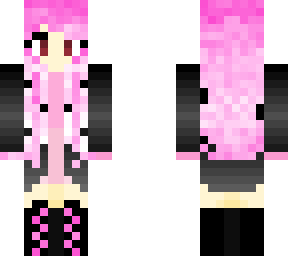 Neon Pink Girl | Minecraft Skin