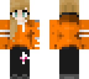 Orange PMA Sweater | Minecraft Skin