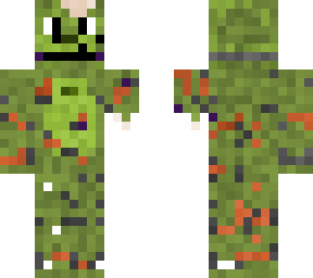 scraptrap with a take offable suit | Minecraft Skin