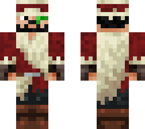 Iskall85 snowy Villager red version | Minecraft Skin