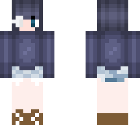 Rikka in shorts | Minecraft Skin