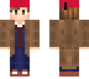 10th Doctor with Fez | Minecraft Skin