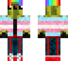 Trans Pride Derpy Melon | Minecraft Skin