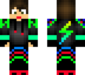 cool neon boy | Minecraft Skin