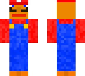 Derpy mario | Minecraft Skin