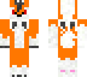 Lycanroc Dusk form ( rage ) | Minecraft Skin