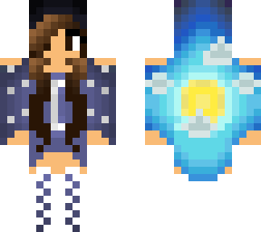 Sun and moon updated | Minecraft Skin