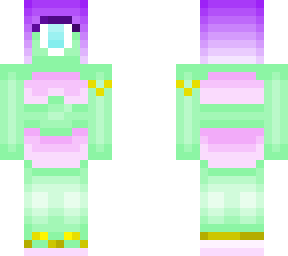 Cute alien girl | Minecraft Skin