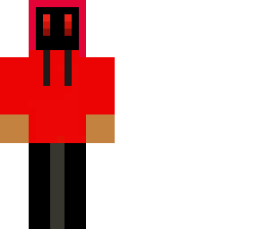 red hoody toster head | Minecraft Skin