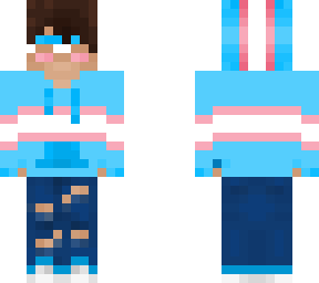 Trans***ual Pride Flag Skin | Minecraft Skin