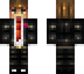 triggerman from the krunker anime | Minecraft Skin