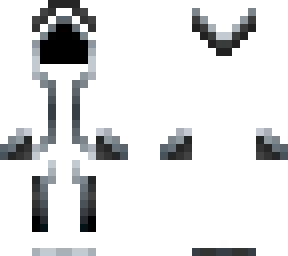 White Cloaked Shadow | Minecraft Skin