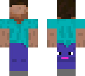 Butt Face Steve | Minecraft Skin