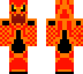 Fire Monster | Minecraft Skin