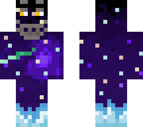 Floating face from sharkboy and lavagirl | Minecraft Skin