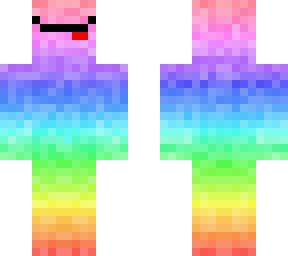 rainbow derp | Minecraft Skin