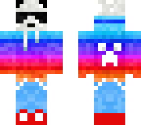 rainbow panda | Minecraft Skin