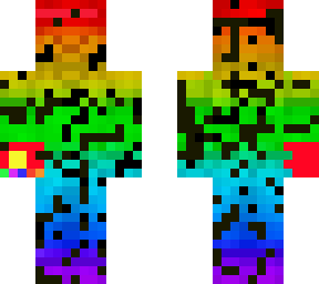 Rainbow Steve | Minecraft Skins