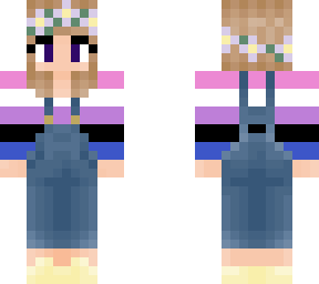Gender-fluid pride | Minecraft Skin