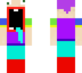 Rainbow Derpy Alex | Minecraft Skin