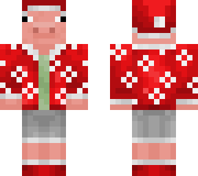 Winter Pig | Minecraft Skin