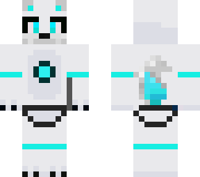 Full cyber fox | Minecraft Skin