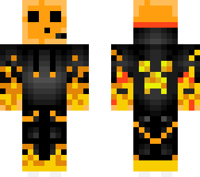 Gaming fire slime | Minecraft Skin