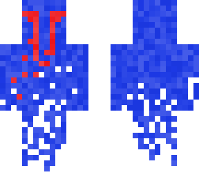 the blue ghost | Minecraft Skin