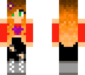 CUTE HEART GIRL | Minecraft Skin