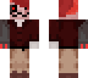 Cyborg Butler - Color Series: RED | Minecraft Skin