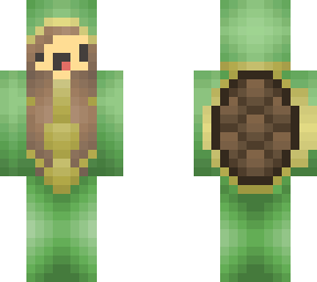 Derpy turtle girl | Minecraft Skin