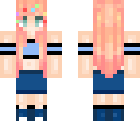 MoonDustBri-feeling blue today :( | Minecraft Skin