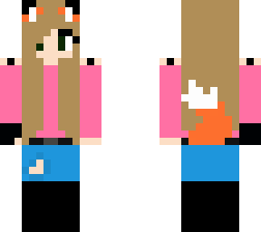 Cute Fox Girl | Minecraft Skins