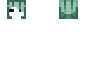 Sea green buns - hair base | Minecraft Skin