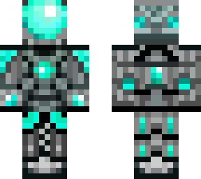 Terraria vortex armour | Minecraft Skin