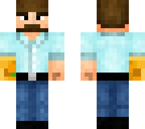 Bob Ross w Infinity Gauntlet | Minecraft Skin