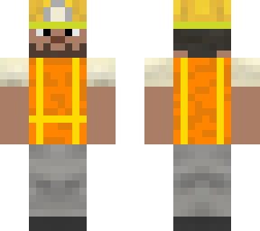 Construction Worker Steve | Minecraft Skin