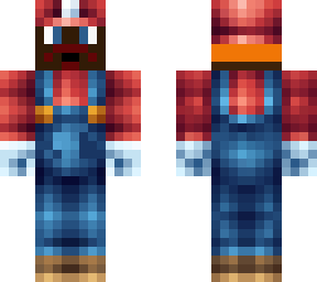 Black Mario | Minecraft Skin