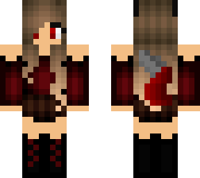 Vampire Girl Minecraft Skin