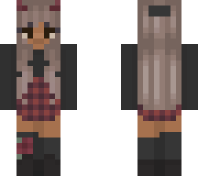 Cute rose girl | Minecraft Skin