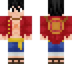Straw Hat Luffy | Minecraft Skin