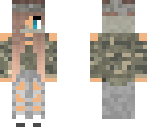 Camo Girl | Minecraft Skin