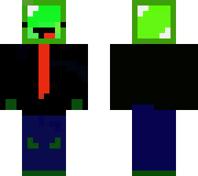 Green drep in costume | Minecraft Skin