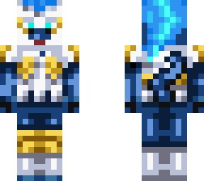 Blue Infernape | Minecraft Skin